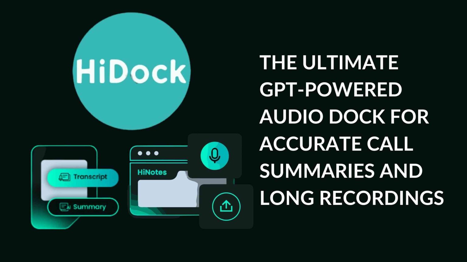 Boost Your Productivity with HiDock H1: The Ultimate GPT-Powered Audio Dock for Accurate Call ...