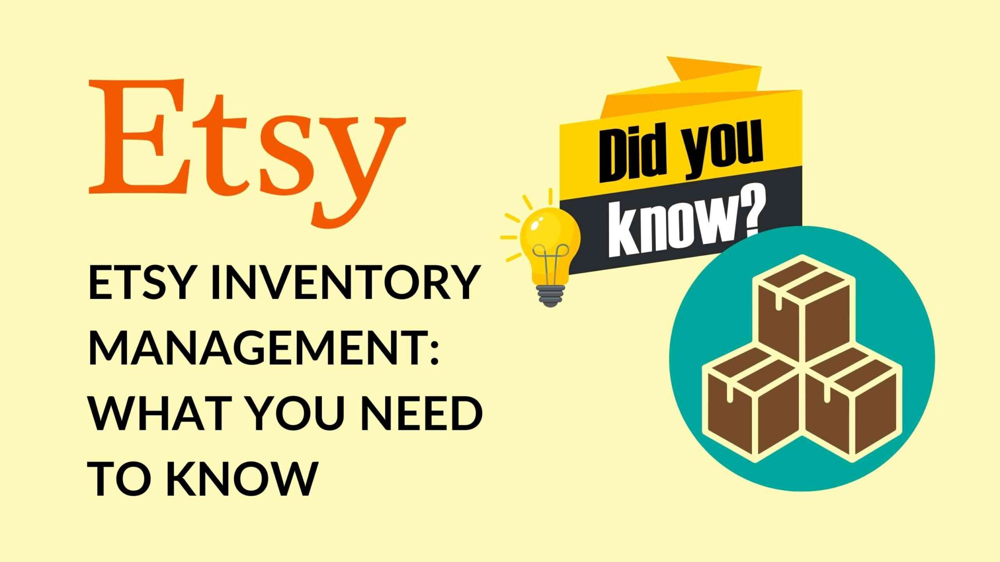 Etsy Inventory Management: What You Need to Know - Subscribed.FYI