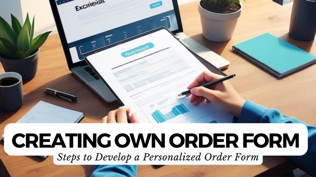Creating Own Order Form: Steps to Develop a Personalized Order Form ...