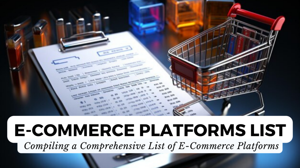 E-Commerce Platforms List: Compiling a Comprehensive List of E-Commerce ...