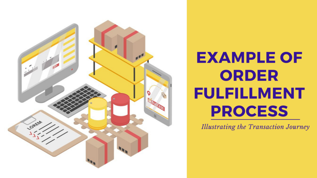 Example of Order Fulfillment Process: Illustrating the Transaction ...