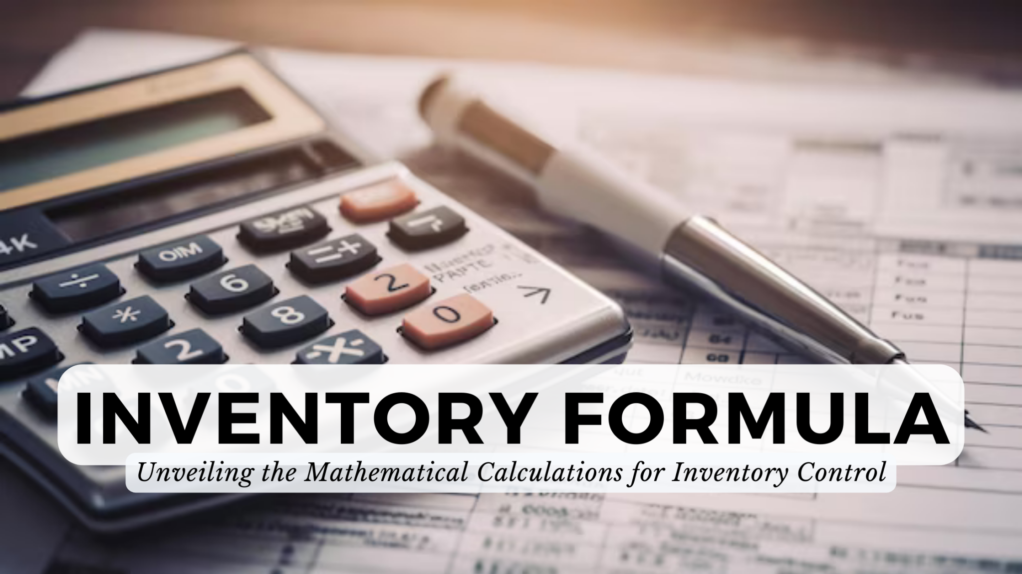 Inventory Formula: Unveiling the Mathematical Calculations for ...