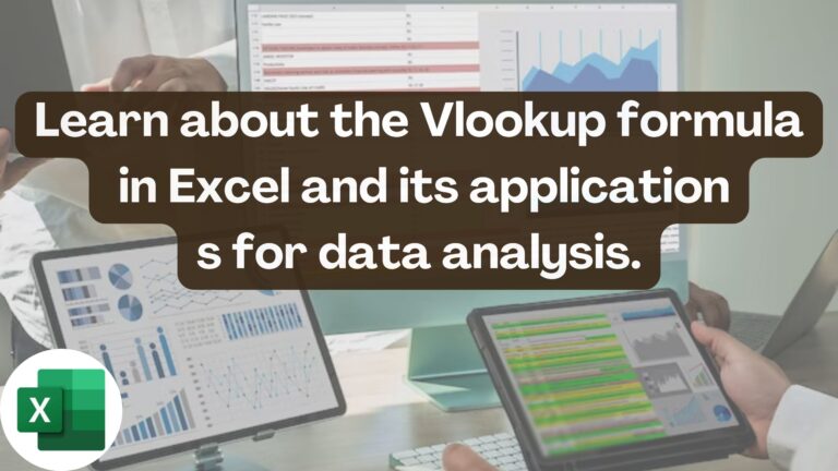 Learn about the Vlookup formula in Excel and its applications for data analysis - Subscribed.FYI