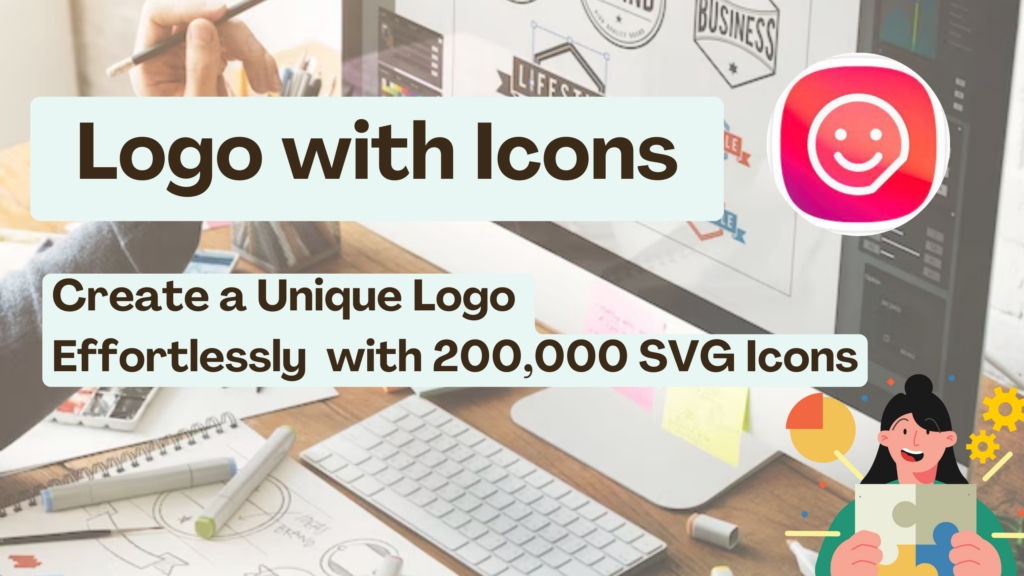 Logo with Icons: Create a Unique Logo Effortlessly with 200,000 SVG ...