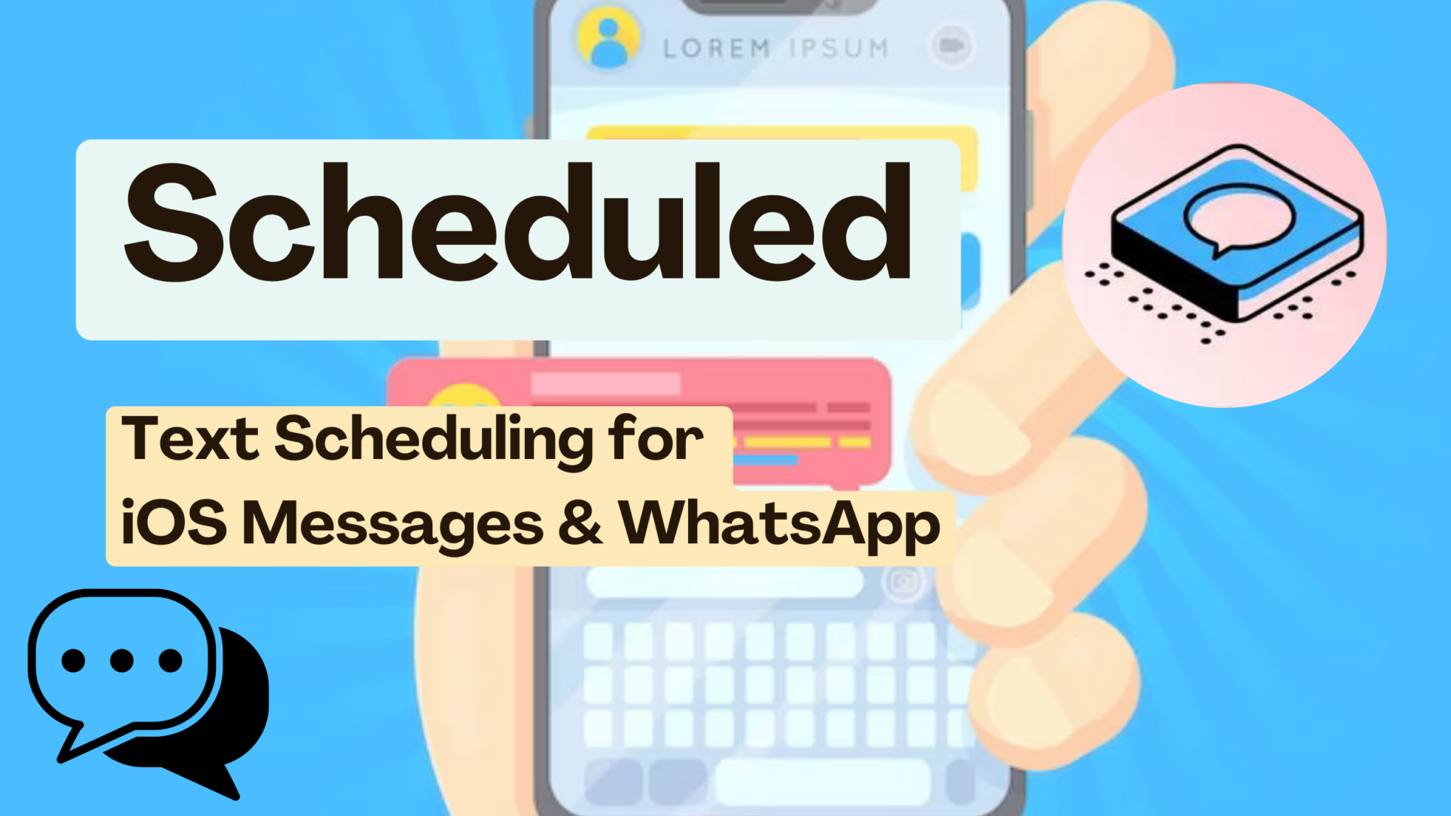 Scheduled: Text Scheduling for iOS Messages & WhatsApp - Subscribed.FYI