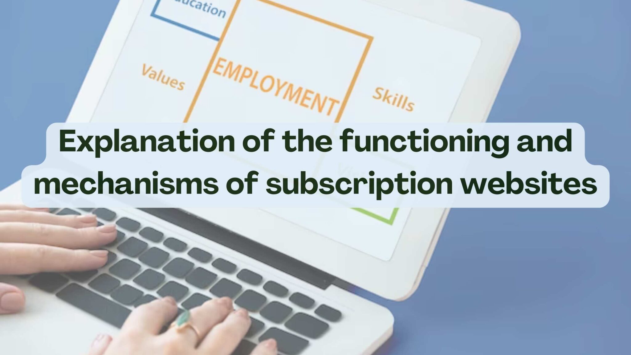 Explanation of the functioning and mechanisms of subscription websites ...