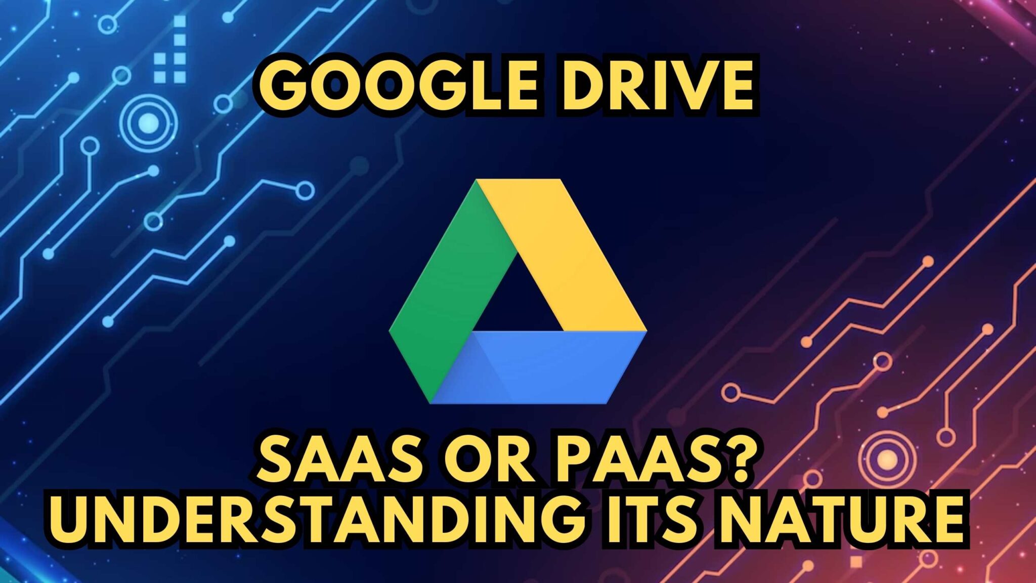 Google Drive: SaaS or PaaS? Understanding its Nature - Subscribed.FYI