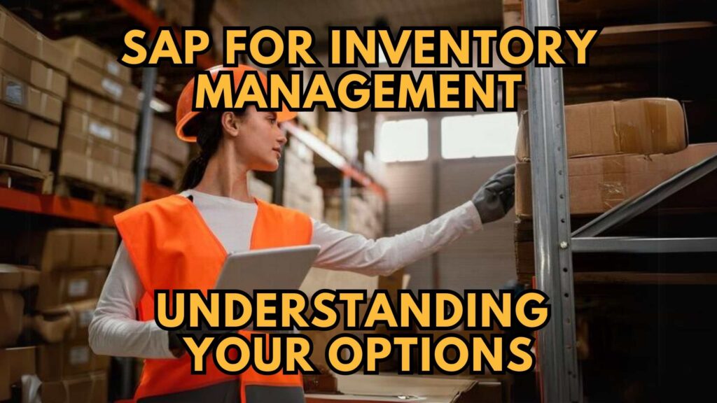 SAP for Inventory Management: Understanding Your Options - Subscribed.FYI