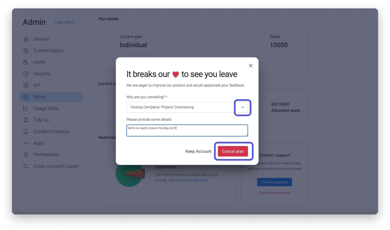 How to Cancel Monday.com - Subscribed.FYI